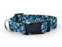China Custom Pattern Printing Nylon Pet Collar For Mediam Large Dogs for sale