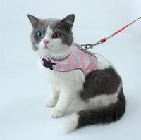 China S M L XL Full Body Cat Harness Reflective Strip Waistcoat for sale