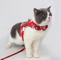 China S M L XL Full Body Cat Harness Reflective Strip Waistcoat for sale