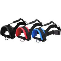 China Breathable Adjustable Dog Muzzle , Nylon Neoprene Dog Muzzle for sale