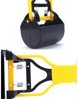 China Long Handle Dog Poop Grabber , Non Toxic ABS Pet Pooper Picker for sale
