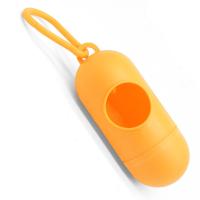 China PE Biodegradable Hands Free Poop Bag Holder , L28cm Colorful Dog Trash Bag Holder for sale