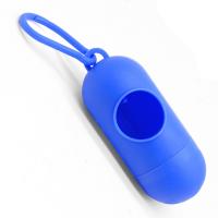 China PE Biodegradable Hands Free Poop Bag Holder , L28cm Colorful Dog Trash Bag Holder for sale