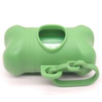 China Bone Shape Biodegradable Dog Poop Bags , ABS Dog Poop Bag Holder for sale