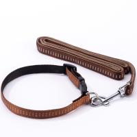 China Adjustable Dog Cat Leashes And Harnesses , Dirty Resistant Braided Rope Dog Collar for sale