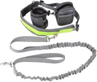 China Hands Free Dog Walking Belt Ajustable Dog Leash Waist Belt Pet Dog Leash for sale