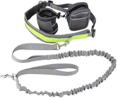 China Hands Free Dog Walking Belt Ajustable Dog Leash Waist Belt Pet Dog Leash for sale