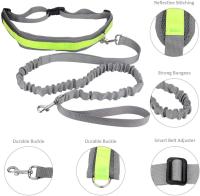 China Hands Free Dog Walking Belt Ajustable Dog Leash Waist Belt Pet Dog Leash for sale