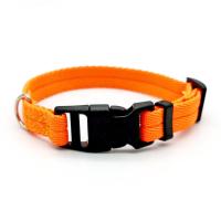 China Dog Collar Durable Polyester Colorful Dog Accessories For Teddy French Bulldog for sale