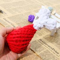 China Braided Teeth Cleaning Durable Dog Toys , Small Dogs Dog Teething Toys for sale