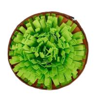 China Green Feeding Dog Interactive Toys Daisy Washable Snuffle Mat for sale