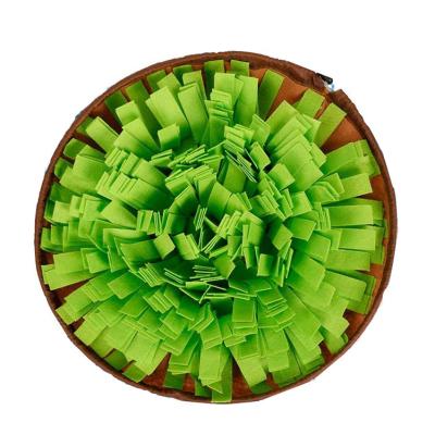 China Green Feeding Dog Interactive Toys Daisy Washable Snuffle Mat for sale