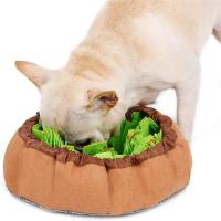 China Green Feeding Dog Interactive Toys Daisy Washable Snuffle Mat for sale
