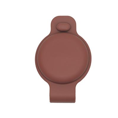 China Personalized Rubber Coated Soft Air Tag Case Cover Key Chain Ring Clip Holder For Dog Cat for sale