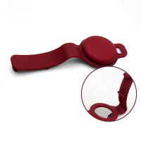 China Personalized Rubber Coated Soft Air Tag Case Cover Key Chain Ring Clip Holder For Dog Cat for sale