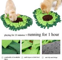 China AJ Dog Interactive Toys Natural Foraging Skills Snuffle Dog Mat for sale