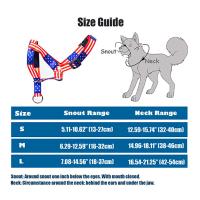 China American Flag Pattern Bark Lover Adjustable Harness with For Dogs and Cats Daily Training for sale