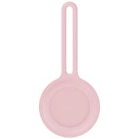 China Silicone Air Tag Keyring , Adjustable Collar Strap Airtag Phone Case for sale