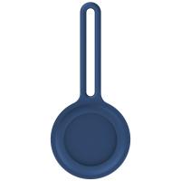 China Silicone Air Tag Keyring , Adjustable Collar Strap Airtag Phone Case for sale