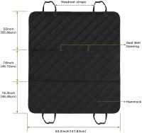 China Protective Dog Travel Mat For Car , S-L SUVS Travelin Dog Car Seat for sale