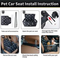 China Folding 600D Puppy Pets At Home Dog Car Seat Carrier S-L Size for sale