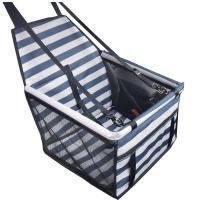 China Washable Cushion Travel Dog Seat , AJ 600D Oxford Dog Car Carrier for sale