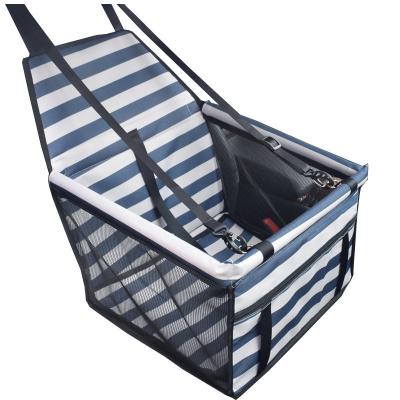 China Washable Cushion Travel Dog Seat , AJ 600D Oxford Dog Car Carrier for sale