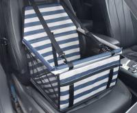 China Washable Cushion Travel Dog Seat , AJ 600D Oxford Dog Car Carrier for sale