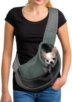 China grey Sling Outdoor Waist Pack For Chihuahua Puppy S-L Size for sale
