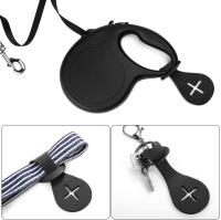 China 4.8*2.3 Inch Waste Bag Carrier , AJ Black Hands Free Bag Holder for sale