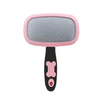 China Hair Removal Rotatable Pet Grooming Brush , AJ Cat Shedding Brush for sale