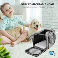 China 15lbs Airport Approved Dog Crate , AJ Collapsible Small Dog Travel Cage for sale