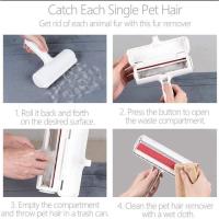 China 2021 Factory Direct Hot Sales Durable nylon and ABS plastic Fast Pet Hair Removal Tool New Reusable Pet Hair Remover for sale