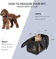 China Poylester Travel Multi Functional Sport Bags For Chihuahua Airline Approved for sale