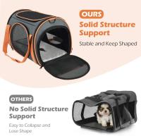 China Sided Open Chihuahua Dog Multi Functional Sport Bags With Mesh Windows for sale