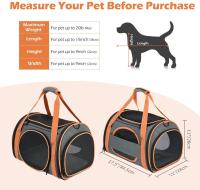 China Sided Open Chihuahua Dog Multi Functional Sport Bags With Mesh Windows for sale