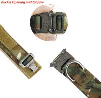 China Military Nylon Dog Lead Harness , Training Metal Buckle Bulk Dog Leashes for sale
