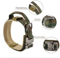 China Military Nylon Dog Lead Harness , Training Metal Buckle Bulk Dog Leashes for sale