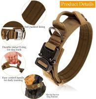 China Tactical Nylon Pet Collar Leash , Bungee Nylon Dog Lead For Running for sale