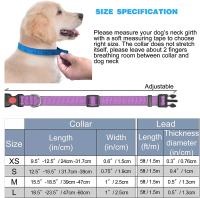 China Breathable Nylon Small Pet Collar Leash Adjustable For Outdoor for sale