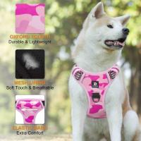 China Hand Pull Control Dog Harness Reflective Breathable Mesh Adjustable Vest Dog Walking Harness for sale