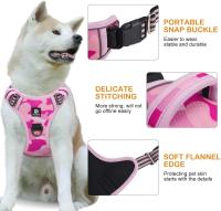 China Hand Pull Control Dog Harness Reflective Breathable Mesh Adjustable Vest Dog Walking Harness for sale