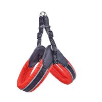 China Strong Duty Bungee Nylon Chest Breathable Mesh Back Strap Traction Rope Dog Harness Vest for sale
