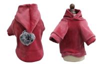 China Cotton Outdoor Pet Collar Leash Colored Windproof Dog Clothes for sale