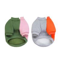 China Contrast Stitching Dog Puffer Jacket , AJ Windproof Small Dog Coats for sale