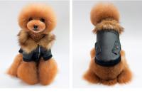 China Anxiety Waterproof Dog Jacket , S-L Fleece Cool Warm Dog Coats for sale