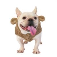China Manufacturer High Quality Pet Clothes Tweed Reversible Lovely Cotton Autumn Dog Fleece Coat for sale