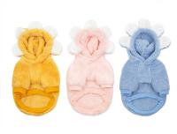 China Wholesale Autumn Winter Pet Cotton Clothes Soft High Quality Sausage Fluffy Outfit Dog Jumper Coats for sale