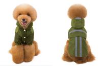 China Luxury Custom Fashion Pet Clothes Comfortable Lightweight Reflective Dog Rain Coat With Hood for sale