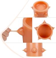 China Anti Flatulence Choking Grade Gel 5 Nipples Self Feeding Milk Bowl Silicon Puppy Feeder for sale